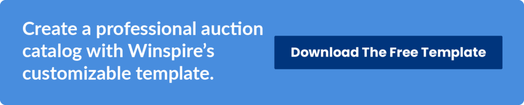 Design Your Own Charity Auction Catalog + Template