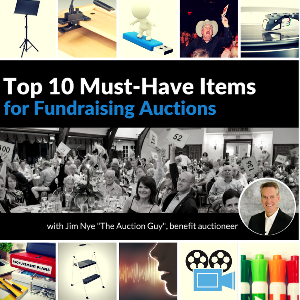 Top 10 Critical Items to Bring to a Fundraising Auction | Winspire