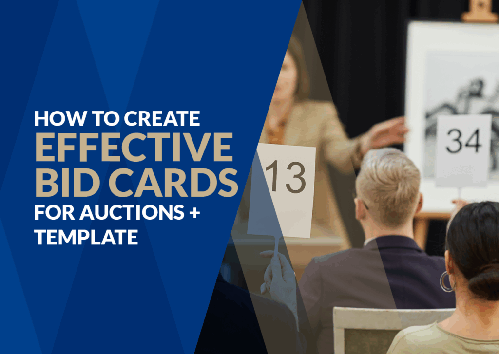 How to Create Effective Bid Cards for Auctions + Template | Winspire
